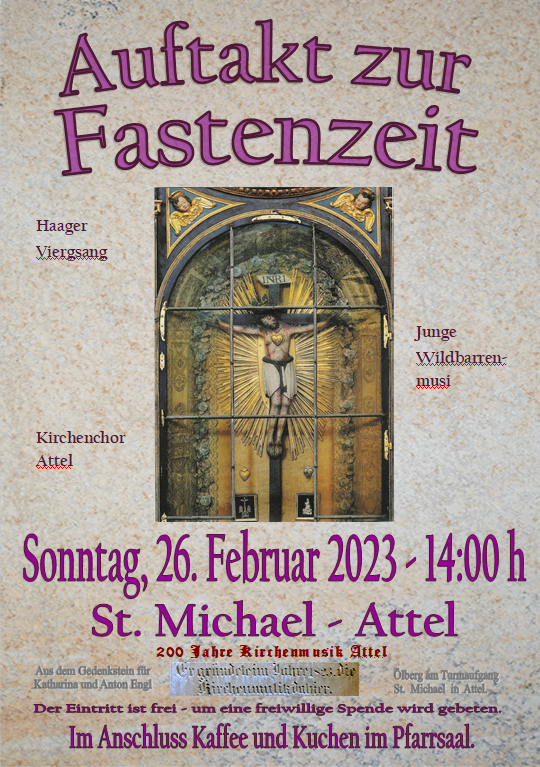 Auftakt zur Fastenzeit